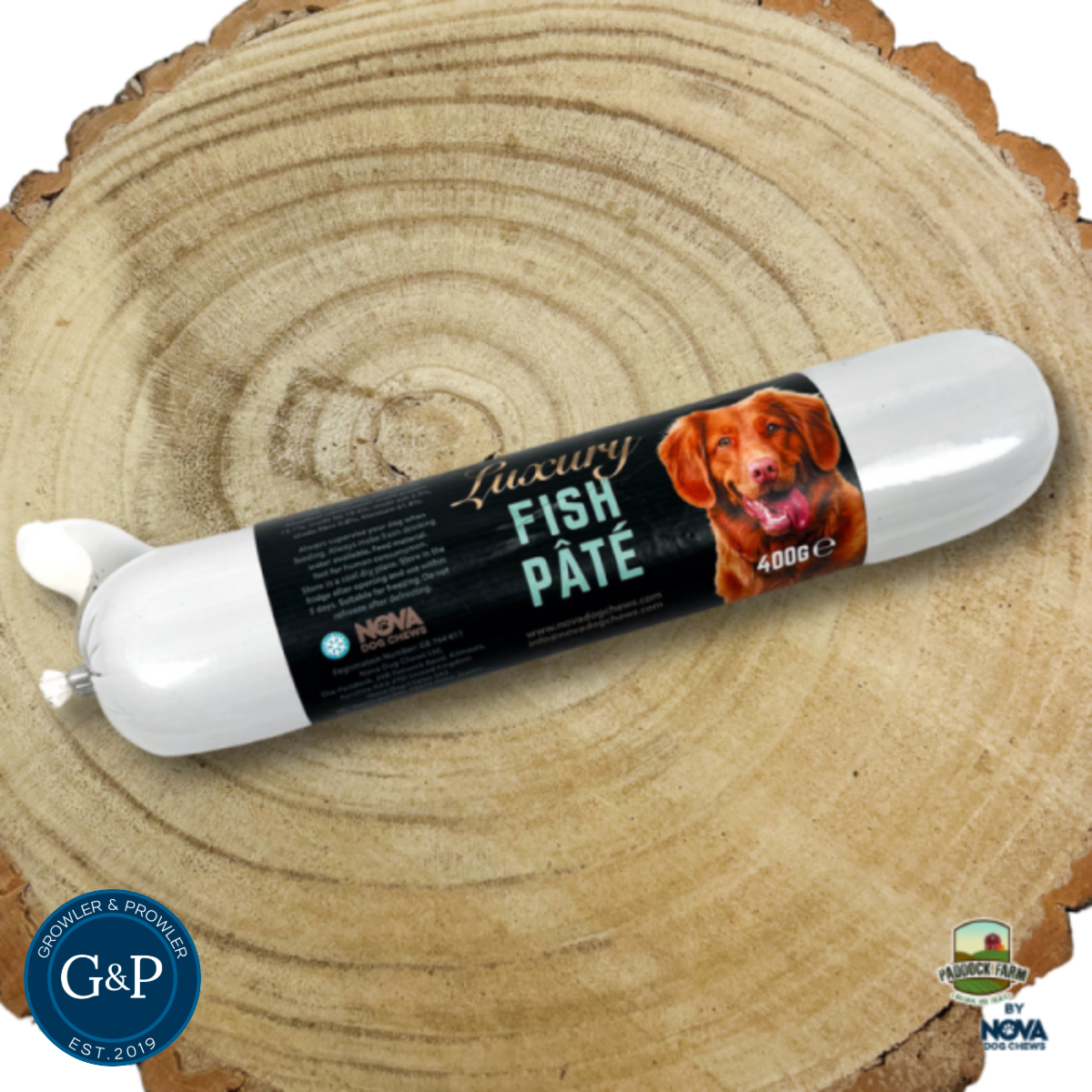 Luxury Fish Pate Sausage | Natural Dog Treats | Pet Shops | Manchester ...